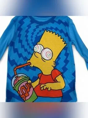 Pajamas | The Simpsonsbart Blue Kids Pajama Set Size Xs 45 | Poshmark